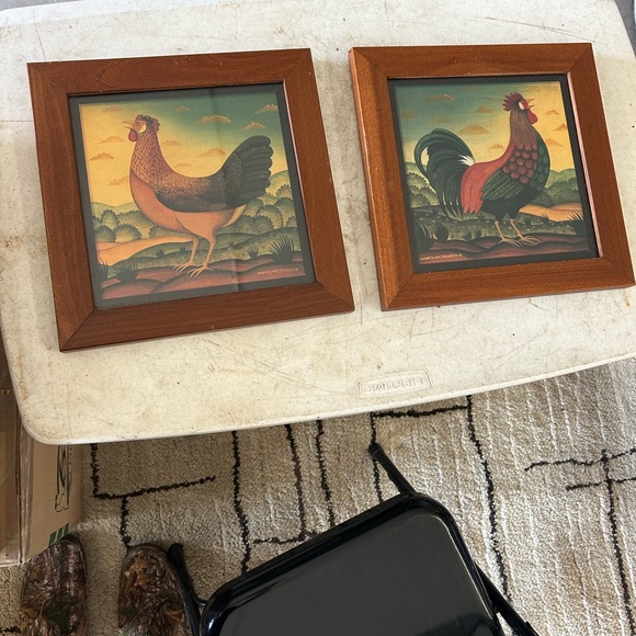 Diane Ulmer Pedersen 98 | Art | Paintings Of Rooster And Hen | Poshmark